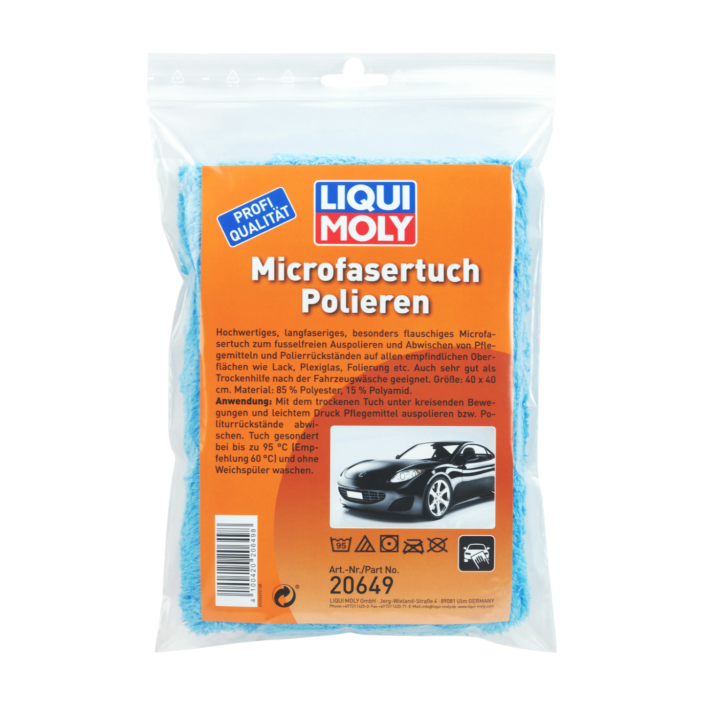 Polishing Microfiber Cloth - Unidad - 20649 - LIQUI MOLY – Liqui Moly ...